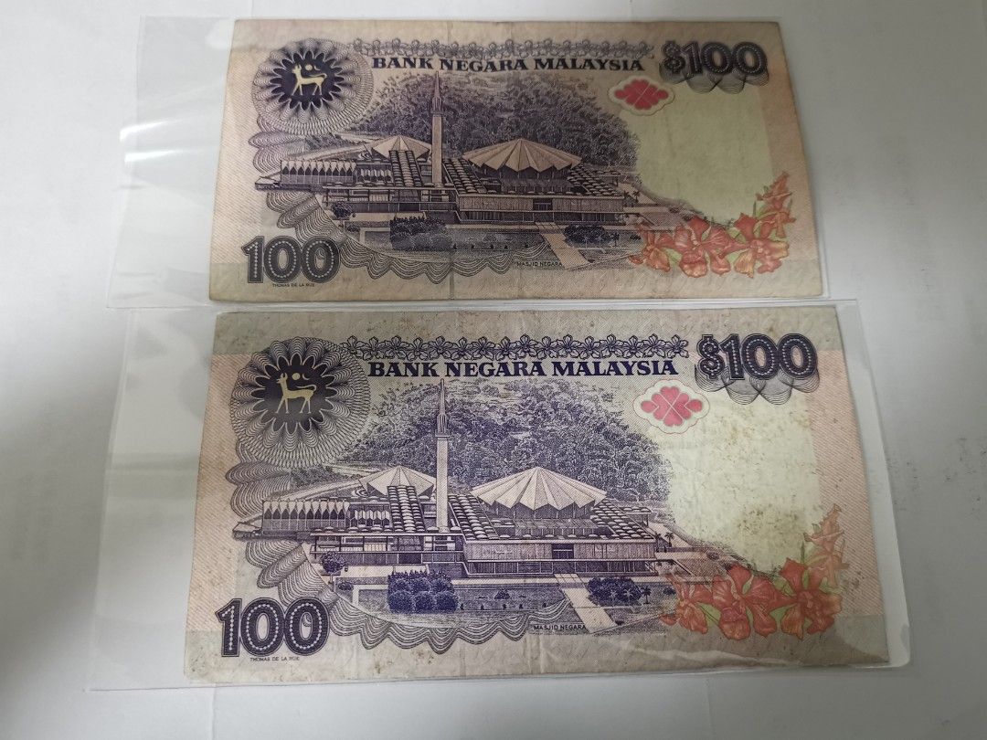 RM 100 7th Malaysia 100 ringgit, Hobbies & Toys, Memorabilia ...