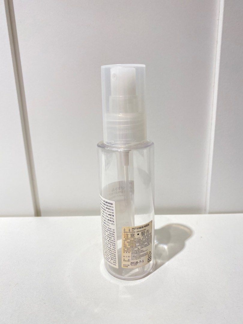 無印良品 分裝瓶 噴霧型 PET 100ml MUJI, 香水、美妝、保養, 個人消毒用品在旋轉拍賣