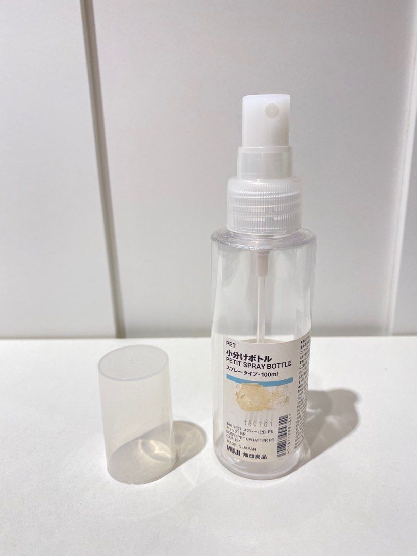 無印良品 分裝瓶 噴霧型 PET 100ml MUJI, 香水、美妝、保養, 個人消毒用品在旋轉拍賣