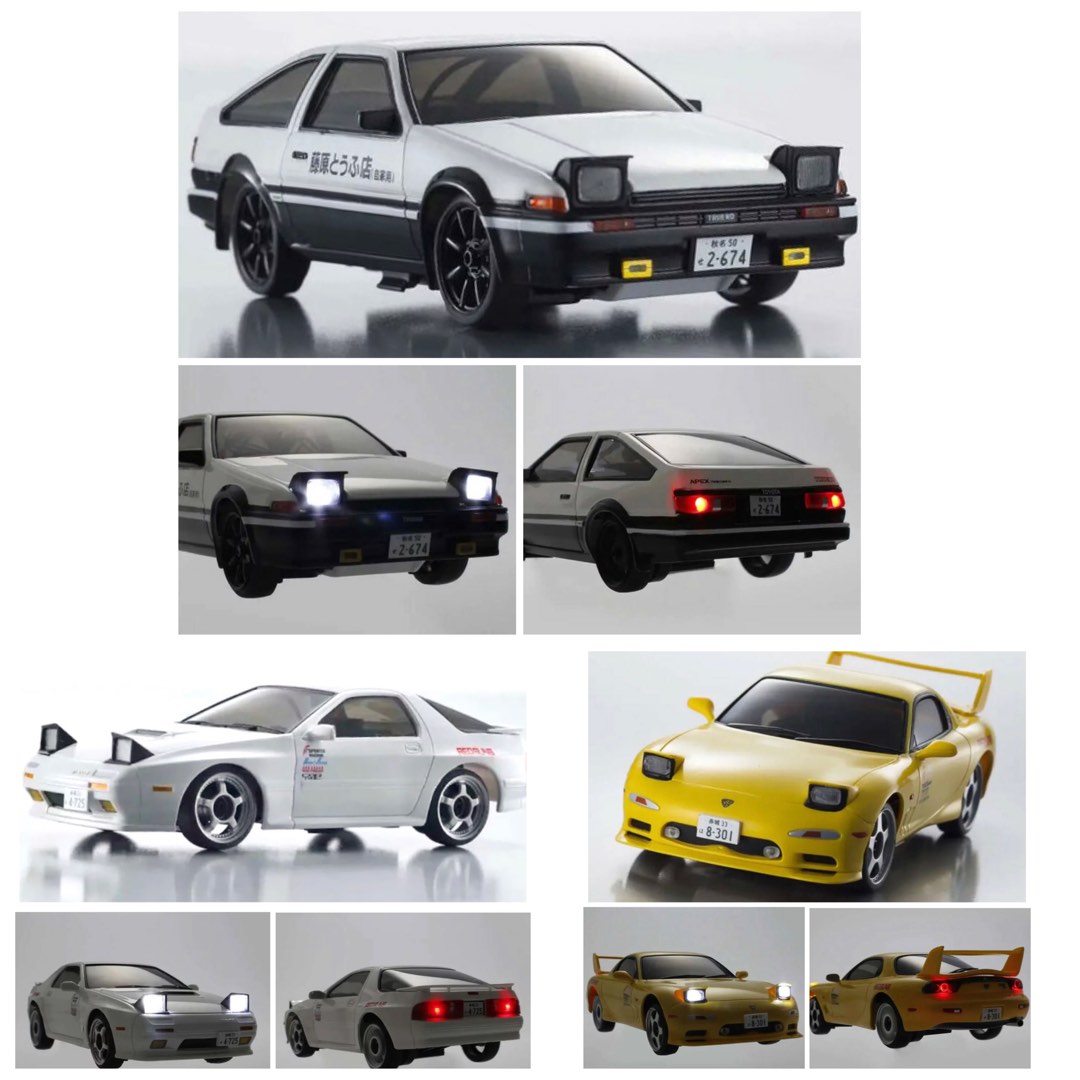 (新版有燈 最強禮物) first mini z AE86 RX-7 RX7 FD3S FC3S FD FC 頭文字D 遙控車 搖控車 ...