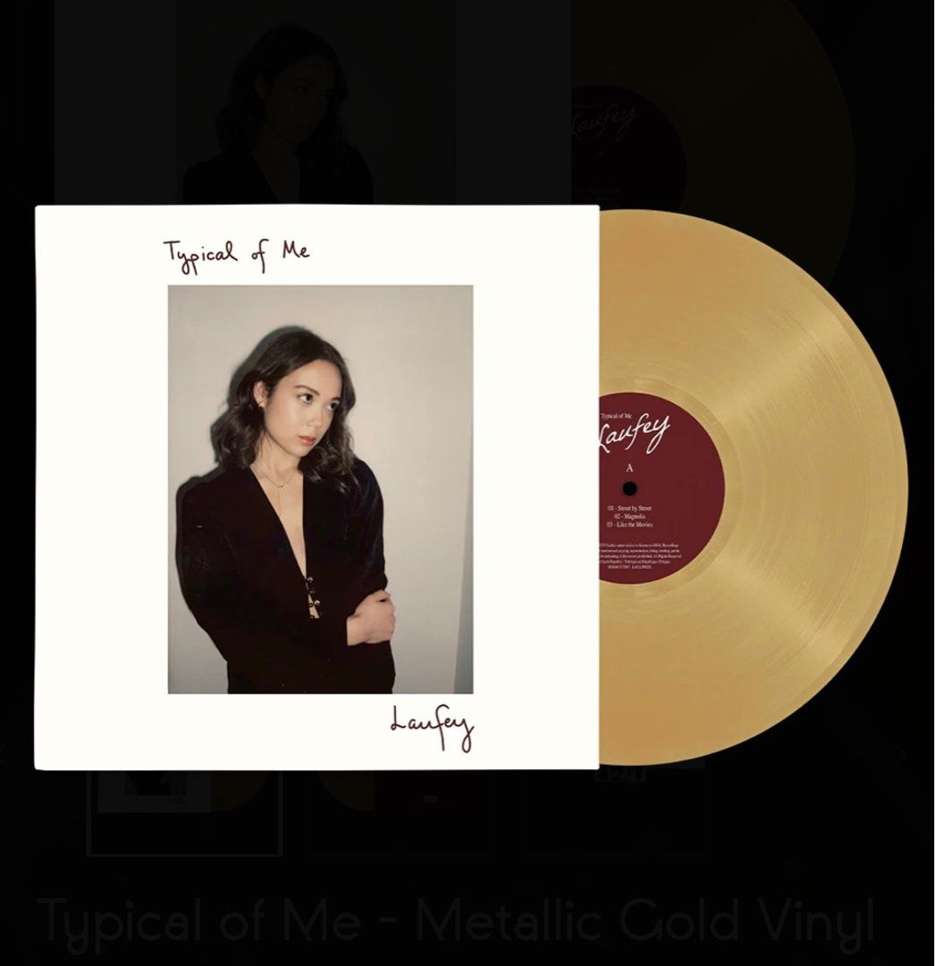 (訂) Laufey : Typical of Me gold LP vinyl 金色彩膠 黑膠 唱片 not concert 演唱會, 興趣 ...