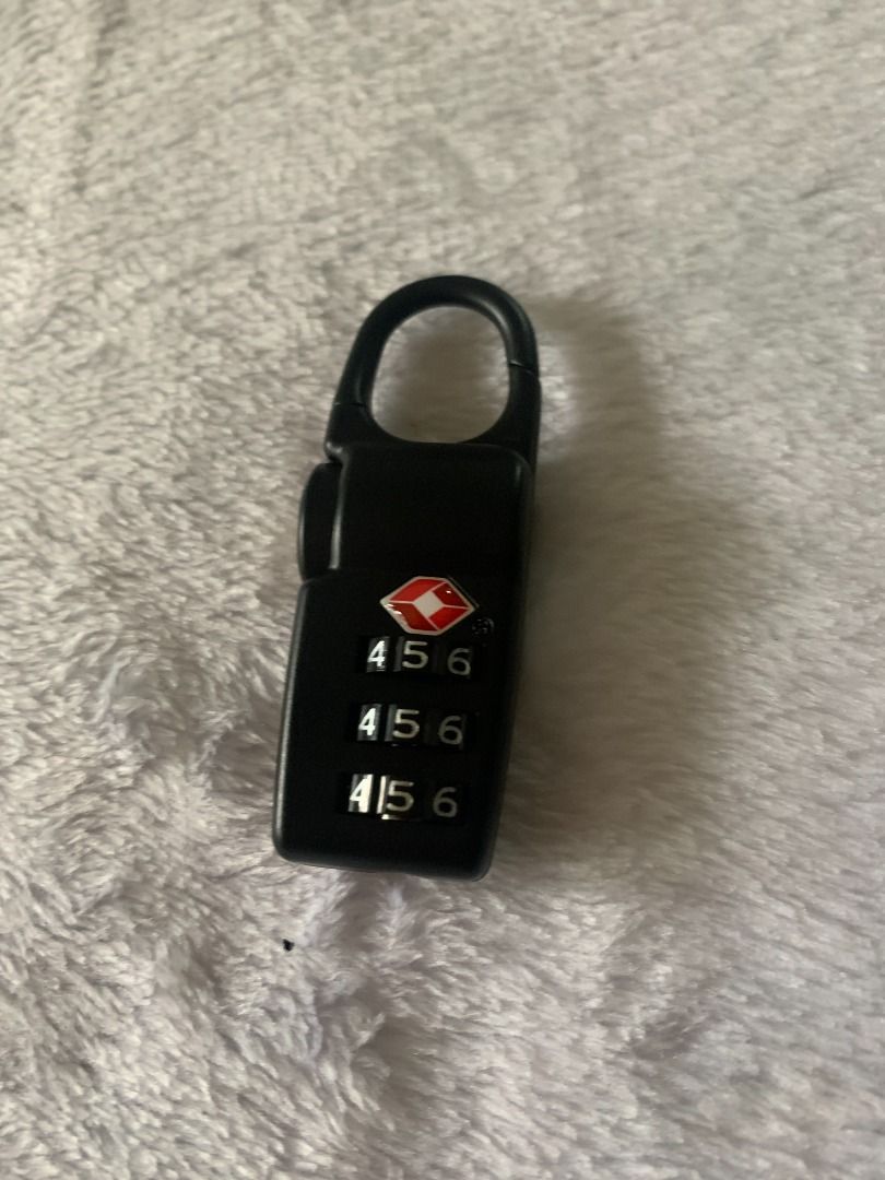 New Tumi Alpha Black TSA Luggage Combination Lock, Furniture & Home ...