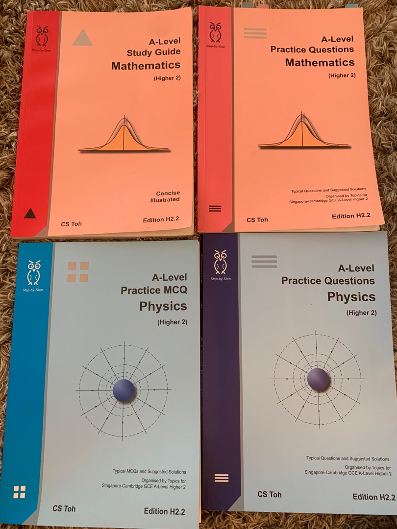 A level H2 Math and Physics CS Toh Study Guide/ Practice Questions/ Mcq, Hobbies & Toys, Books ...