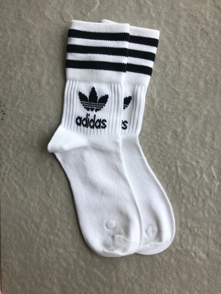 ADIDAS Mid Rise Socks, Men's Fashion, Watches & Accessories, Socks on ...