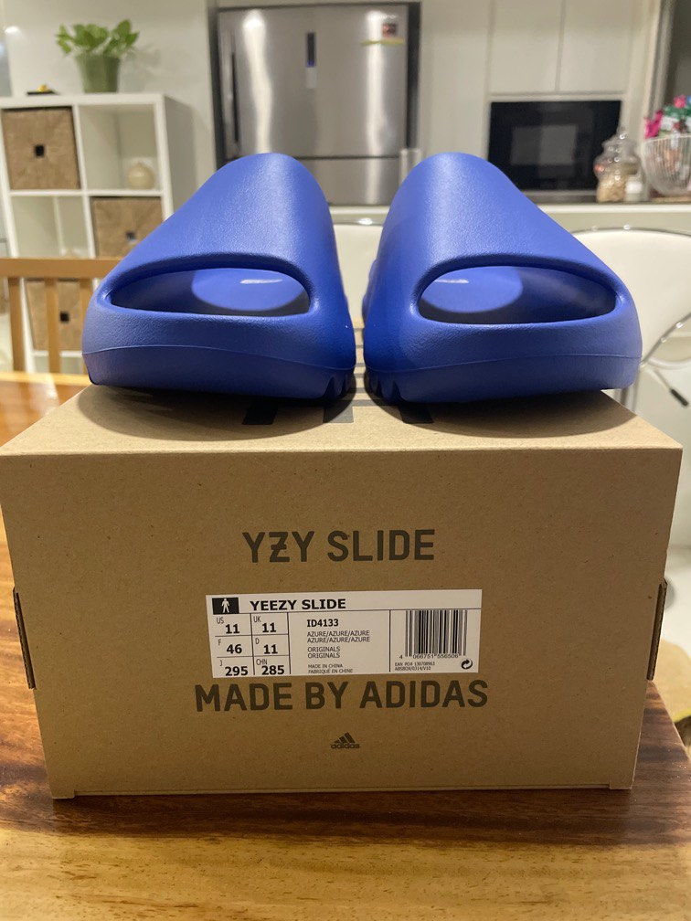 Adidas Yeezy Slide Azure, Men's Fashion, Footwear, Flipflops and Slides ...