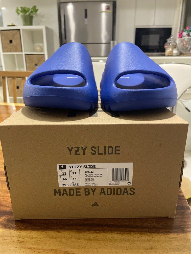 Adidas Yeezy Slide Azure, Men's Fashion, Footwear, Flipflops and Slides ...