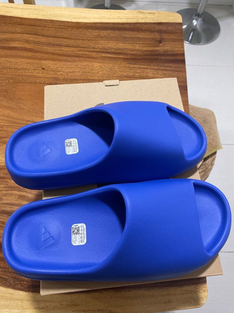 Adidas Yeezy Slide Azure, Men's Fashion, Footwear, Flipflops and Slides ...