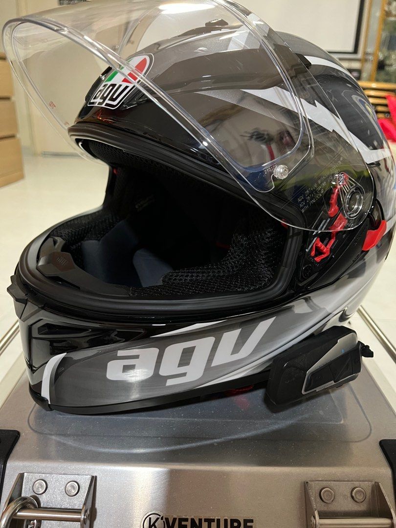AGV K-5 S MULTI TEMPEST HELMET (ASIAN FIT), Motorcycles, Motorcycle ...