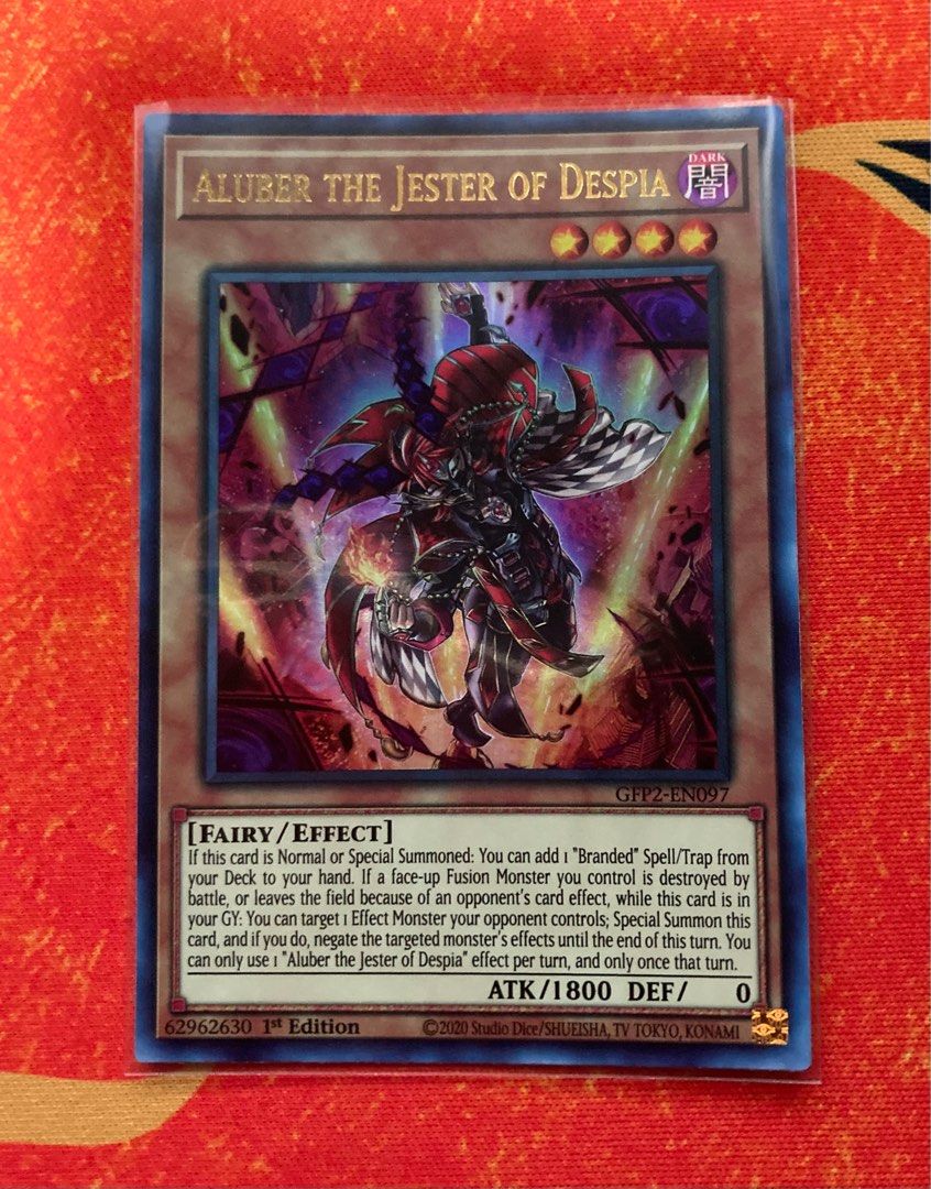 Aluber the Jester of Despia - Ultra Rare 1st Edition, Hobbies & Toys ...