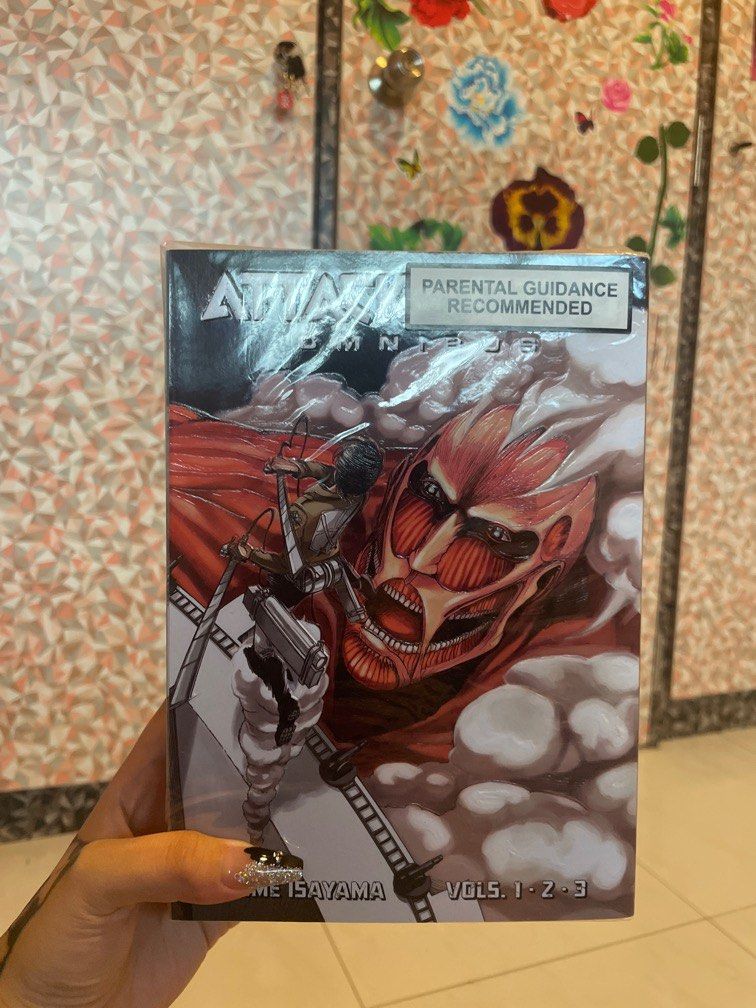 AOT (attack on titans) manga, vol 1,2,3., Hobbies & Toys, Books ...