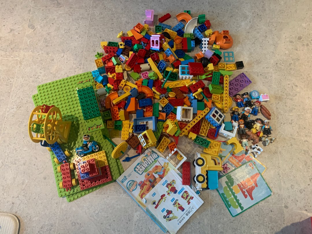 Assorted Duplo and compatible blocks, Hobbies & Toys, Toys & Games on ...