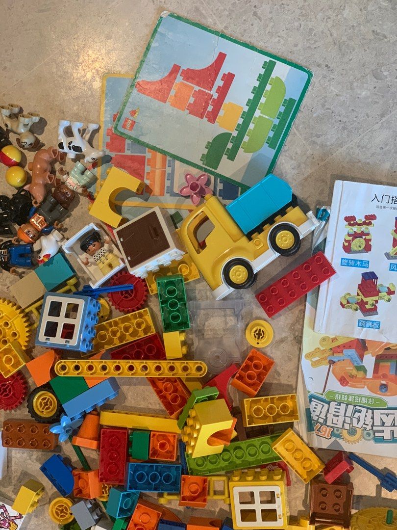 Assorted Duplo and compatible blocks, Hobbies & Toys, Toys & Games on ...