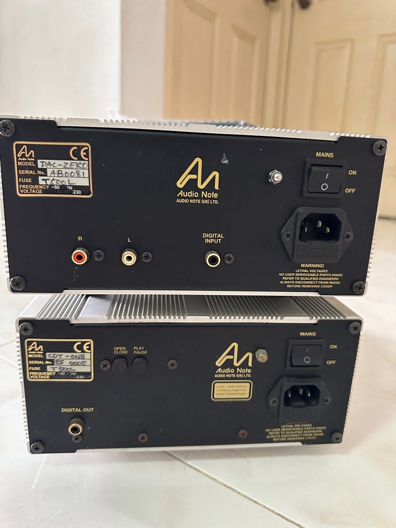 Audio Note CDT One + DAC Zero, Audio, Other Audio Equipment on Carousell