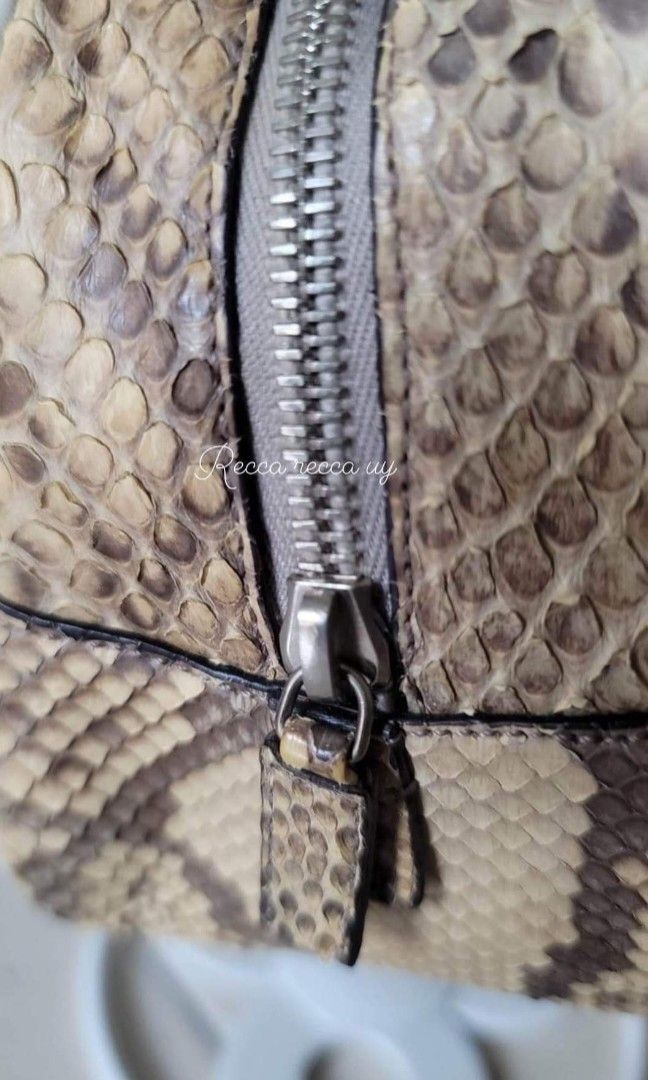 Authentic Prada rare snake Skin hand bag on Carousell