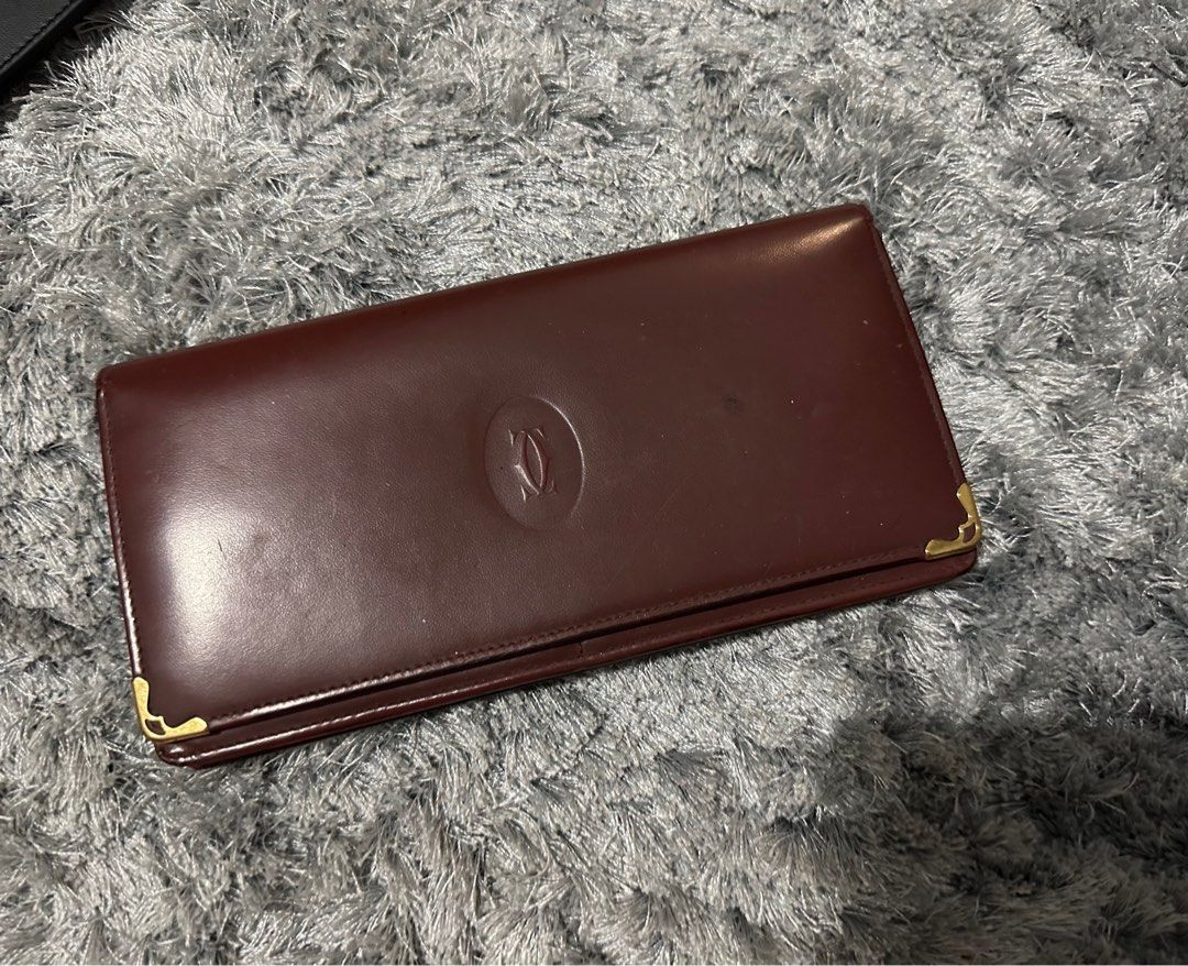 Authentic Vintage Cartier Pocket Organizer Unisex Bi Fold Wallet in ...