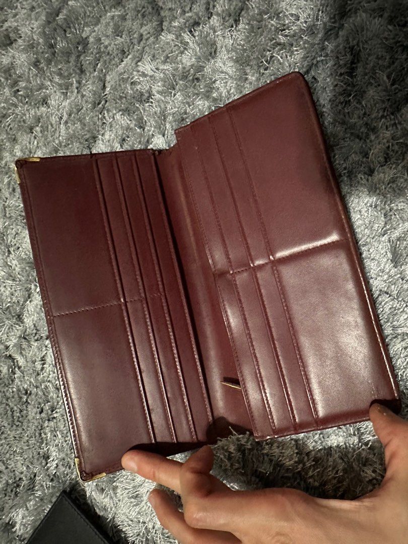 Authentic Vintage Cartier Pocket Organizer Unisex Bi Fold Wallet in ...