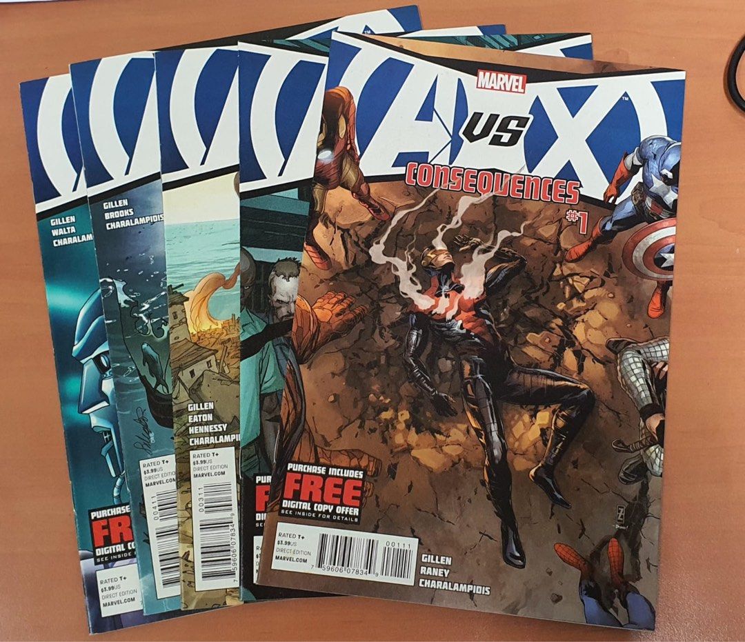 AVX - Consequences 1-5 Comics, Hobbies & Toys, Books & Magazines ...