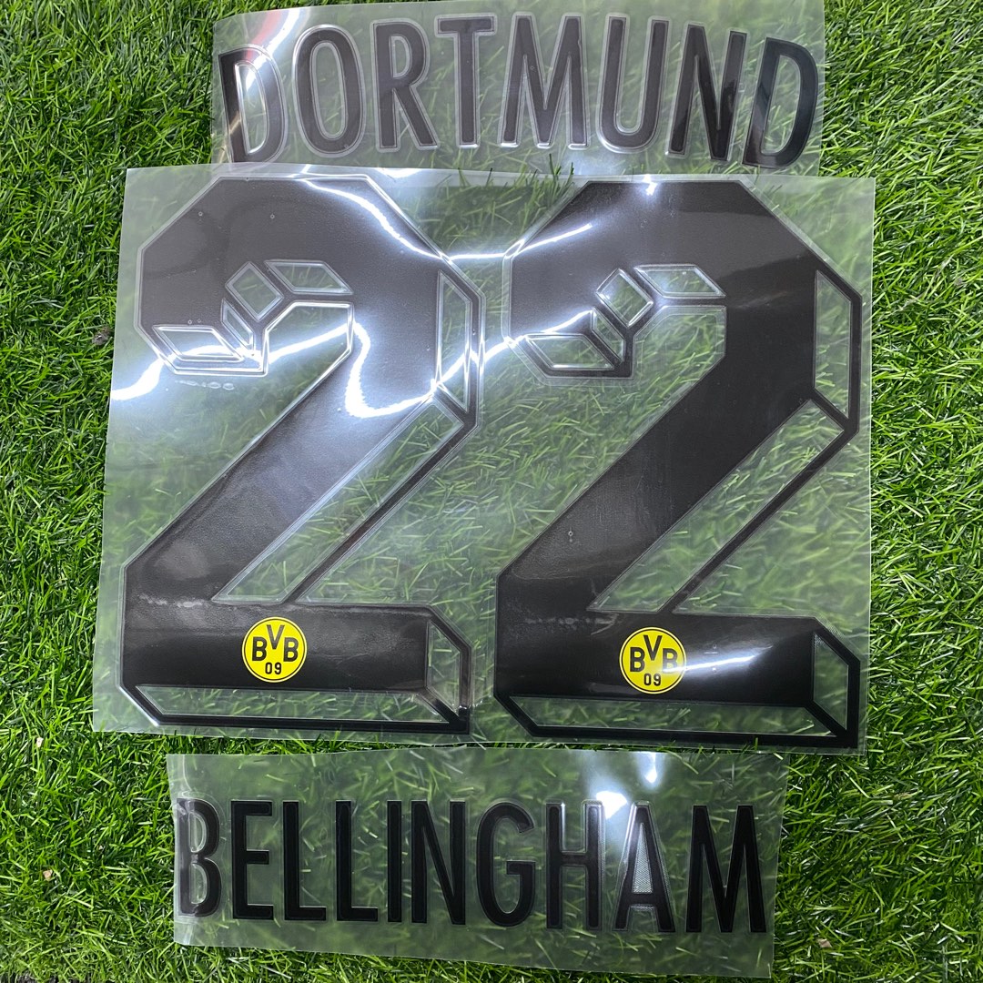 bellingham dortmund home nameset for jersey home, Sports Equipment ...