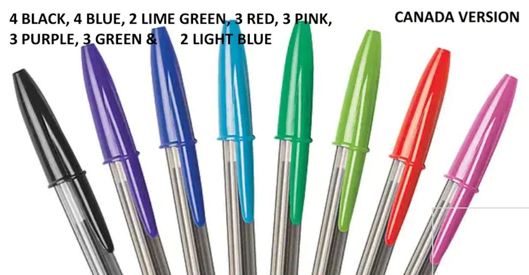 BIC Cristal Xtra Bold 24 in 1 (from US & Canada) pack Ballpoint Pen ...