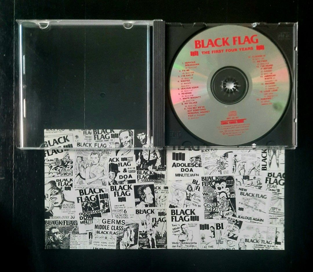 Black Flag - The First Four Years CD, Hobbies & Toys, Music & Media ...