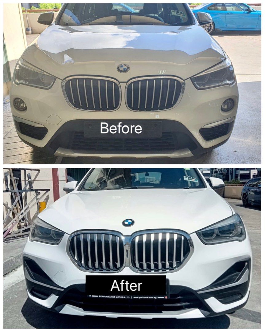 BMW X1 F48 2016-2019 Pre LCI to 2021 LCI Original Recon Front Bumper w ...