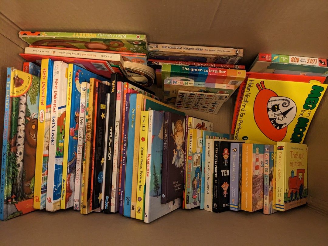 Box of 50 kids books, ages 2-4, Hobbies & Toys, Books & Magazines ...