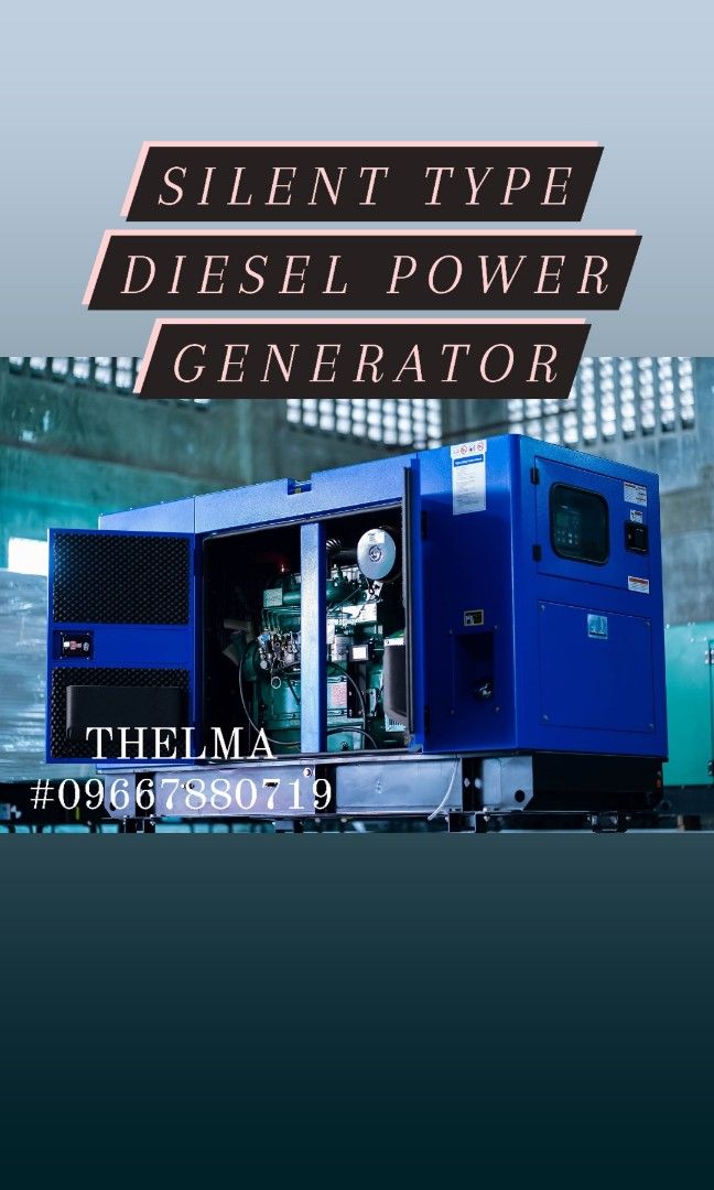 BRAND NEW SILENT TYPE DIESEL NUMBER 1 BEST POWER GENERATOR, Commercial ...