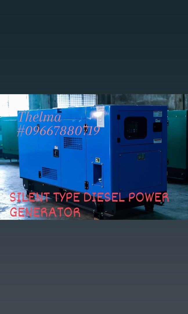 BRAND NEW SILENT TYPE DIESEL NUMBER 1 BEST POWER GENERATOR, Commercial ...