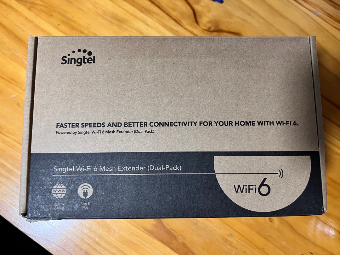 Brand New SingTel Wi-Fi 6 Mesh Dual Pack, Computers & Tech, Parts ...