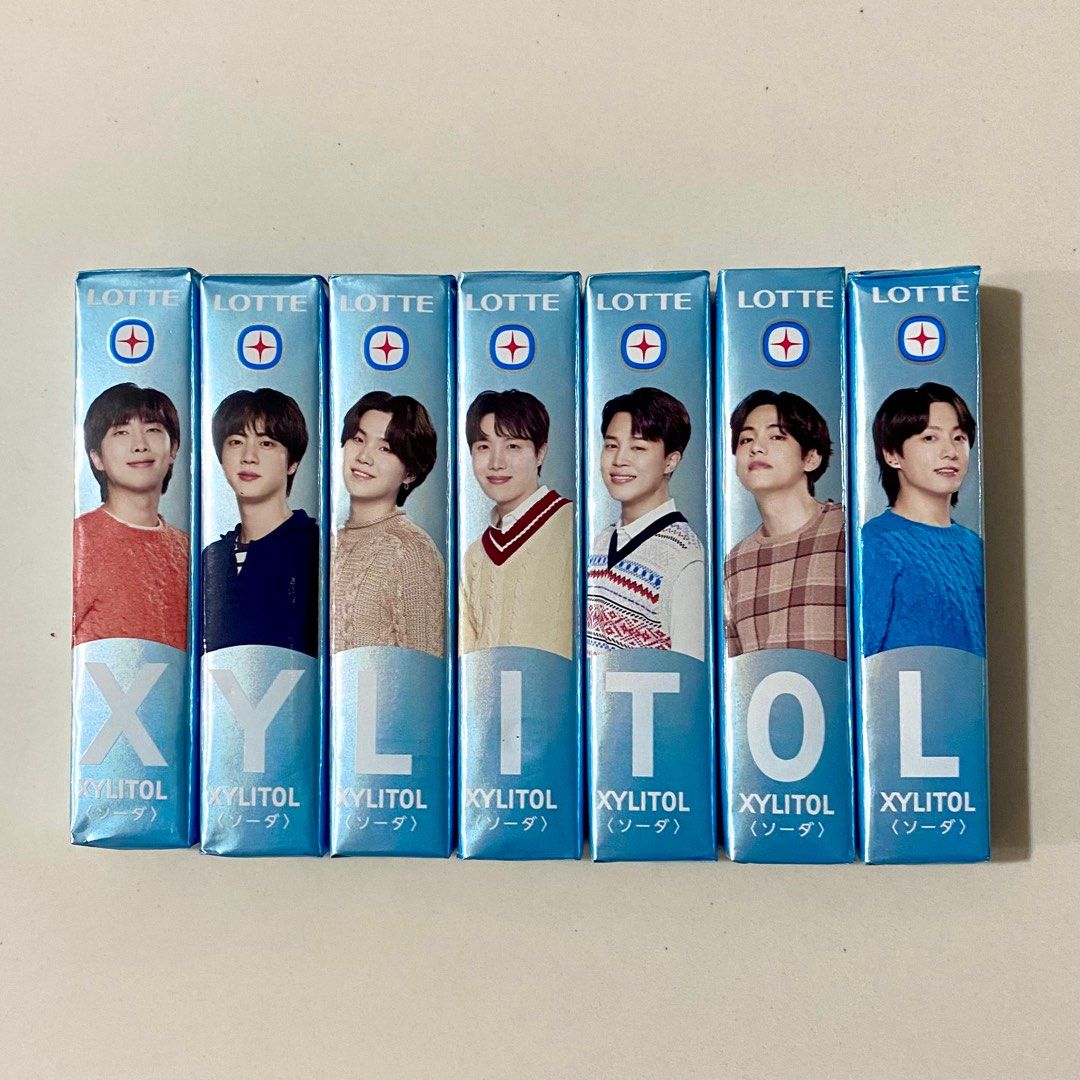 BTS x Xylitol Japan Soda Flavored Gum on Carousell