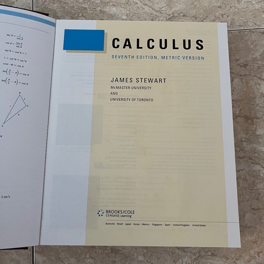 Calculus, Hobbies & Toys, Books & Magazines, Textbooks on Carousell