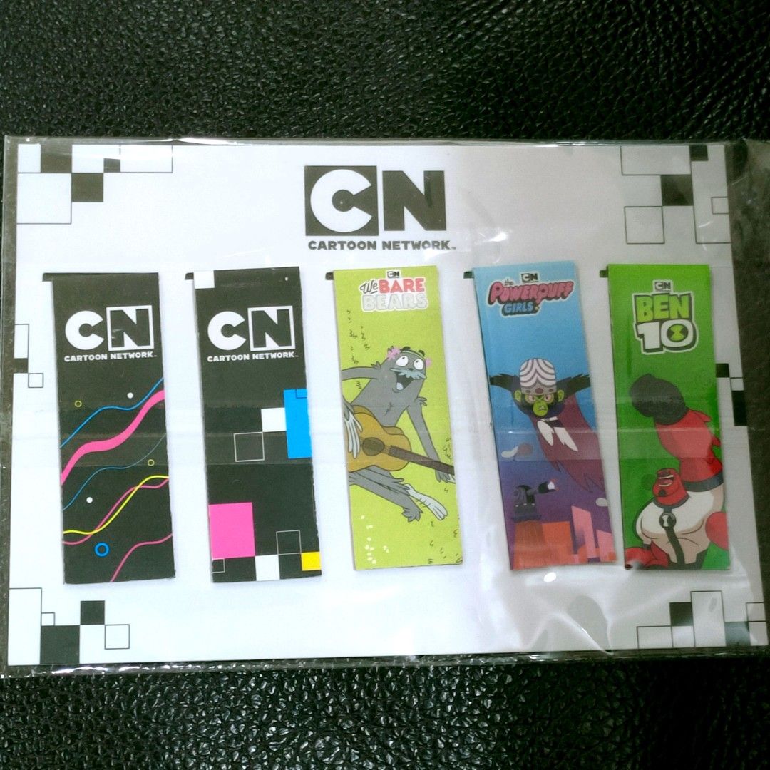 Cartoon network bookmarks - we bare bears, Ben 10, Powerpuff girls ...