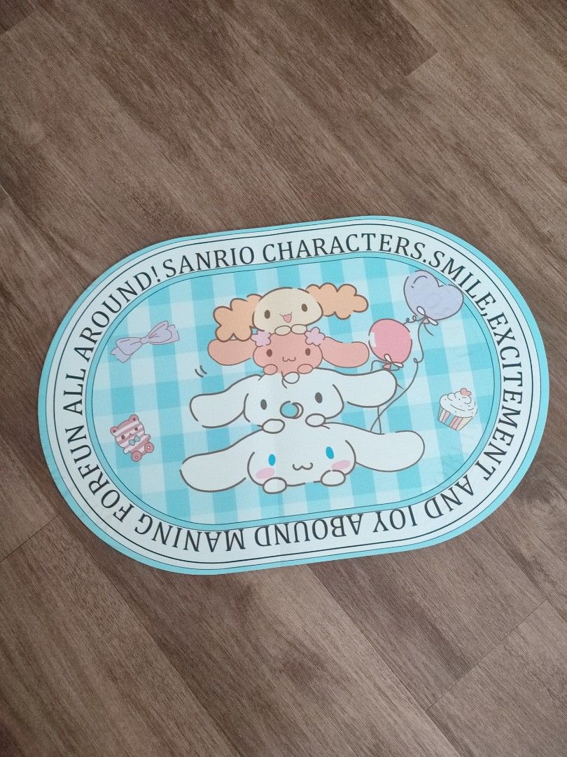 Cinnamoroll bathroom mat, Furniture & Home Living, Bathroom & Kitchen ...