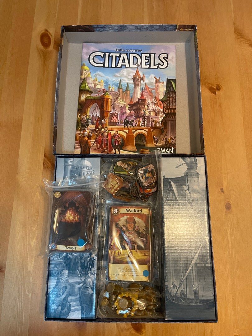 Citadels Board Game Card Game Big Box Version with Better Components ...