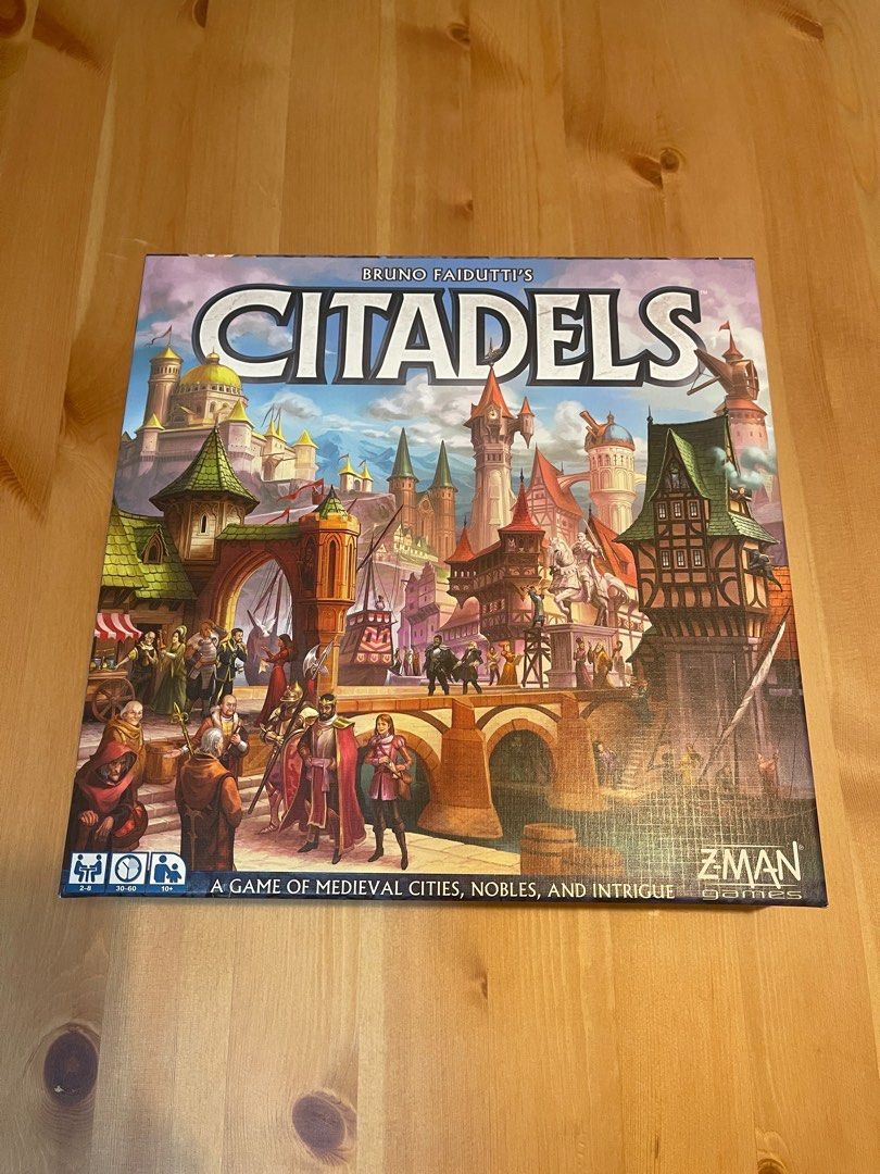 Citadels Board Game Card Game Big Box Version with Better Components ...
