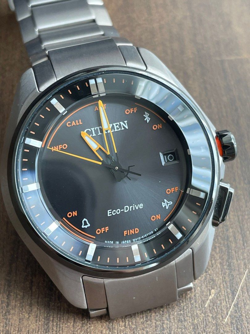 citizen Solar Bluetooth Titanium Watch, Luxury, Watches on Carousell