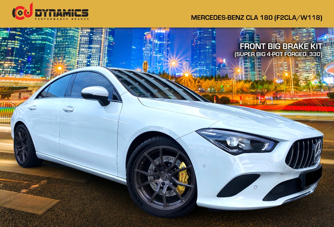 CJ DYNAMICS FRONT BIG BRAKE KIT (SUPER BIG 4-POT FORGED, 330) ON ...