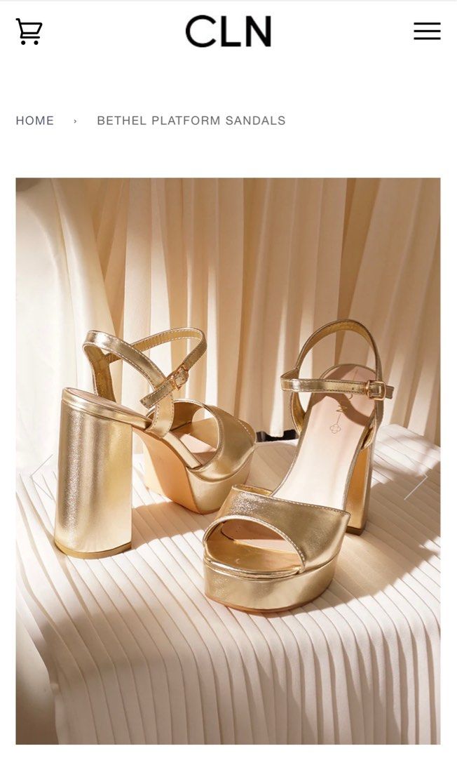 SALEEE! CLN BETHEL PLATFORM SANDALS on Carousell