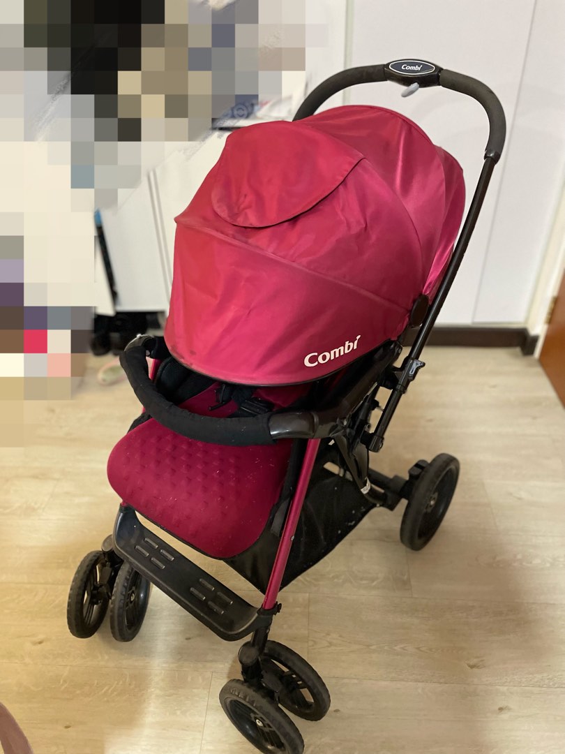 Combi Mega Ride Stroller Red or Maroon, Babies & Kids, Going Out ...