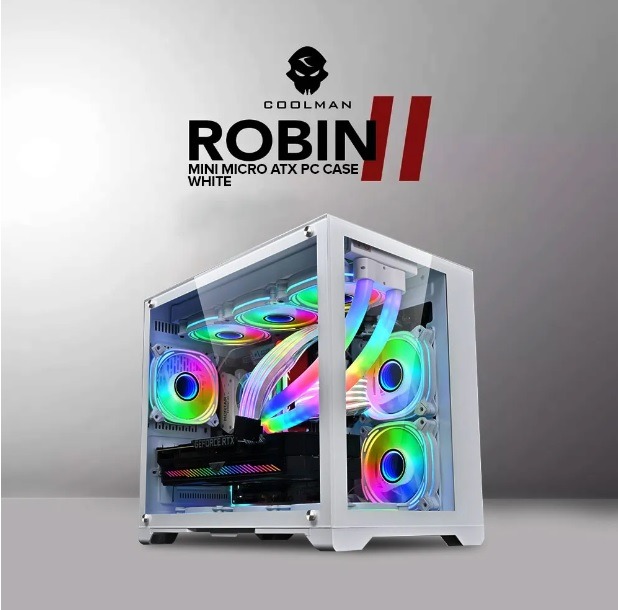Coolman Robin Mini mATX - White, Computers & Tech, Parts & Accessories ...