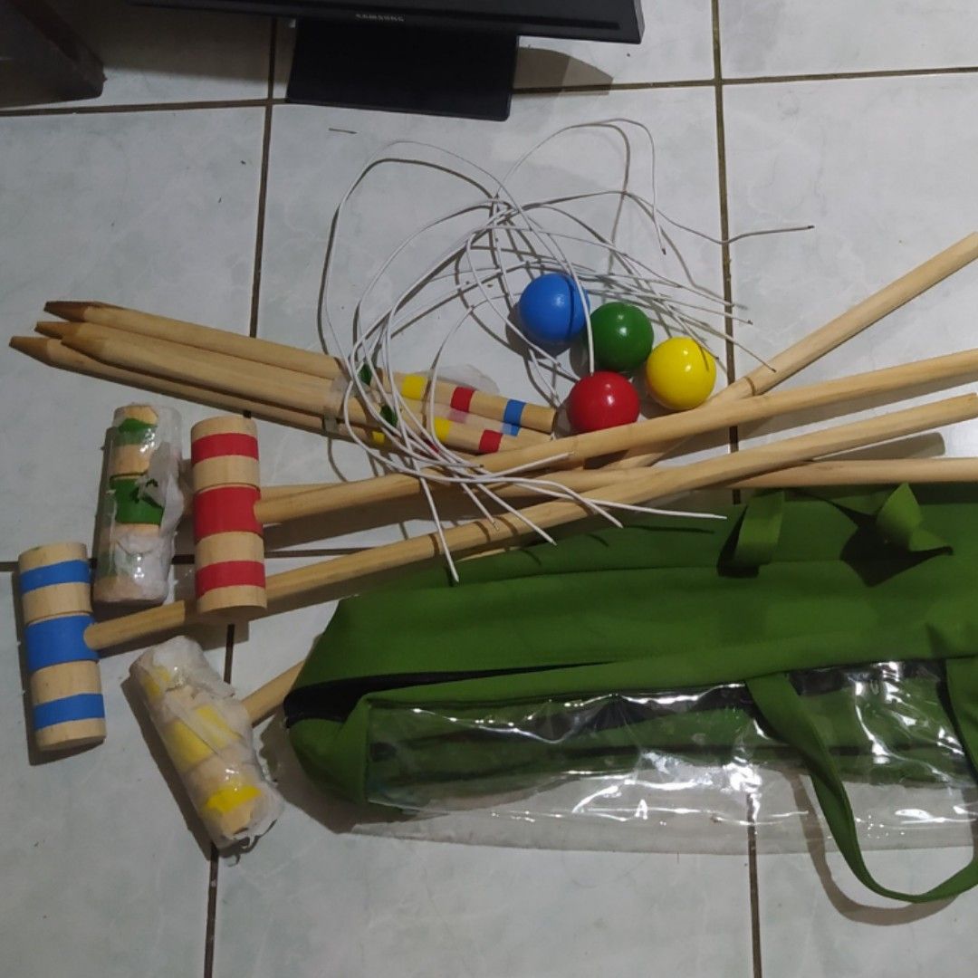 Crane croquet set, Hobbies & Toys, Toys & Games on Carousell