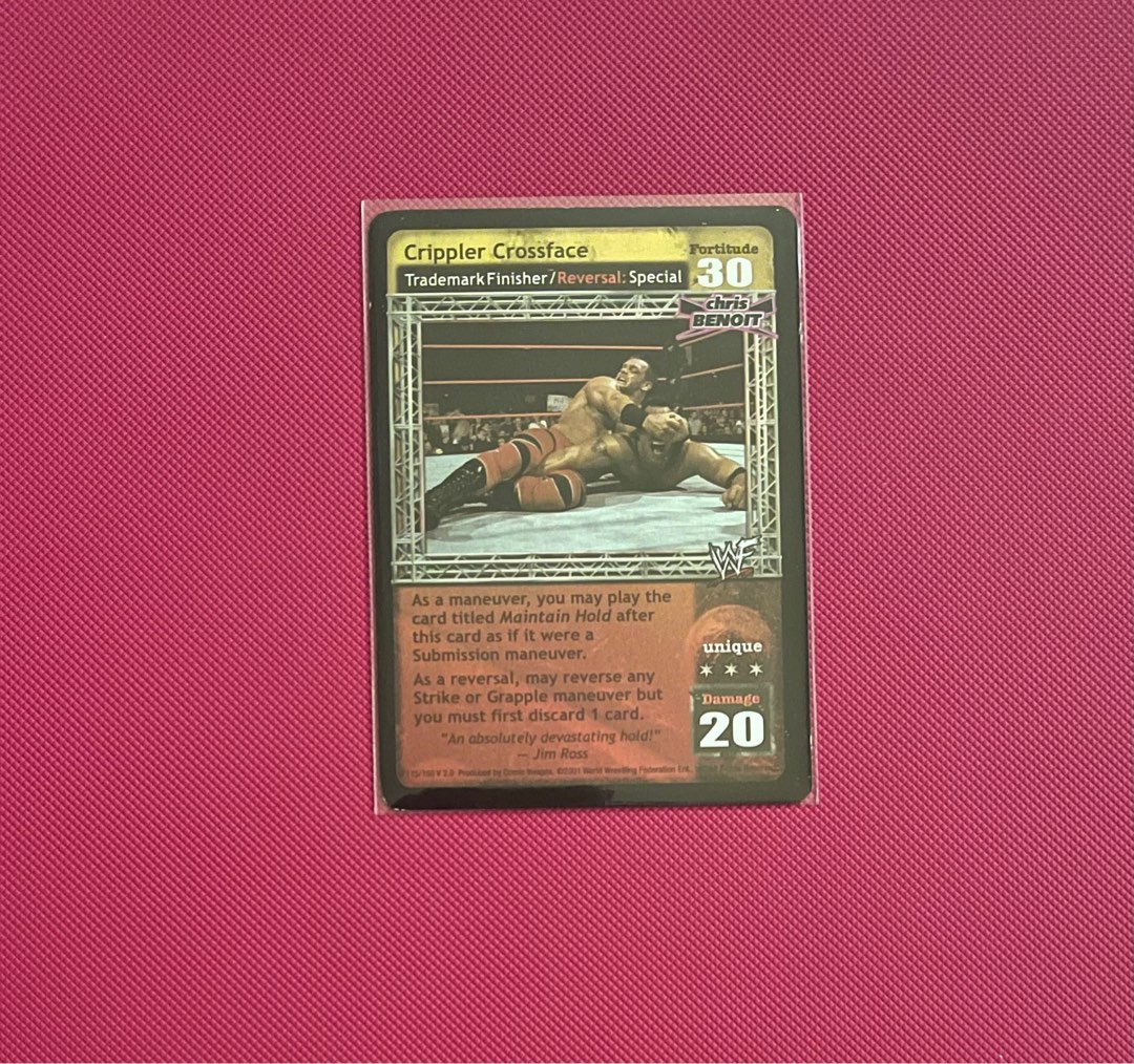 Crippler Crossface WWF WWE RAW DEAL, Hobbies & Toys, Toys & Games on ...