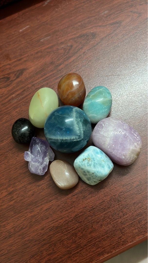 Crystal Tumbles and Sphere, Women's Fashion, Jewelry & Organisers ...