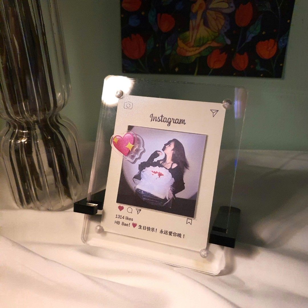 Cute Instagram Acrylic Frame Present/Gifting for Friend/lover ...