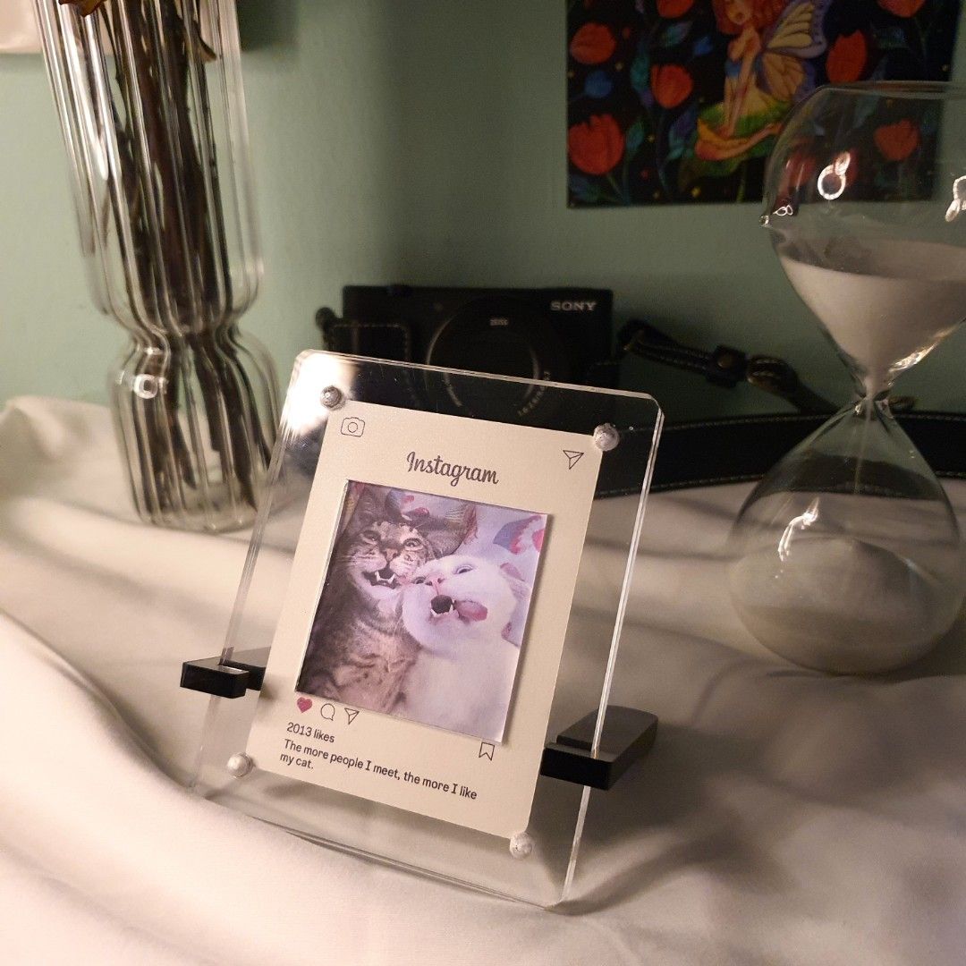 Cute Instagram Acrylic Frame Present/Gifting for Friend/lover ...