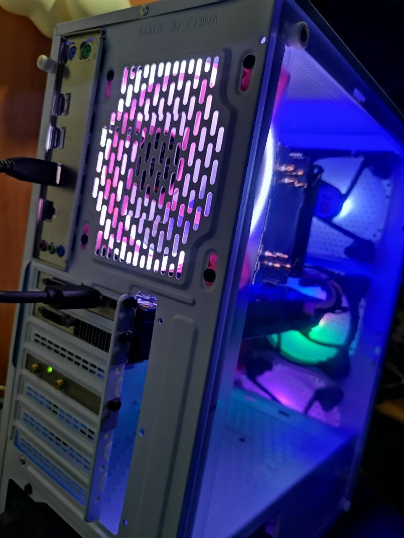 Current bid $430 > 64GB RAM Custom White Desktop Computer Gaming PC ...