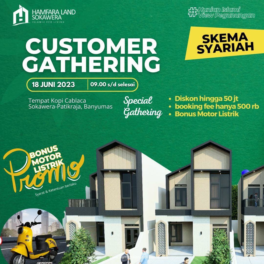 CUSTOMER GATHERING PERUMAHAN DI PATIKRAJA PURWOKERTO, Properti, Dijual di Carousell