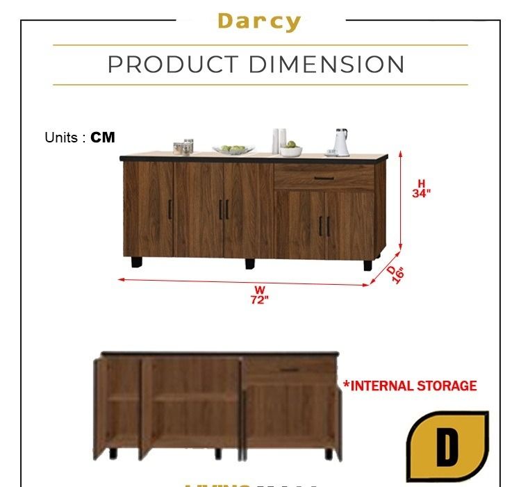 Darcy/ Cooking Cabinet/ Gas Stove Cabinet/ Gas Cabinet/ Kitchen Storage ...