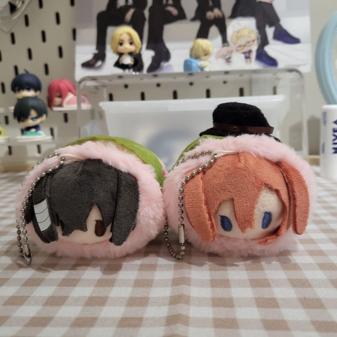 dazai chuuya bungo stray dogs sakura mochi plush bsd, Hobbies & Toys ...