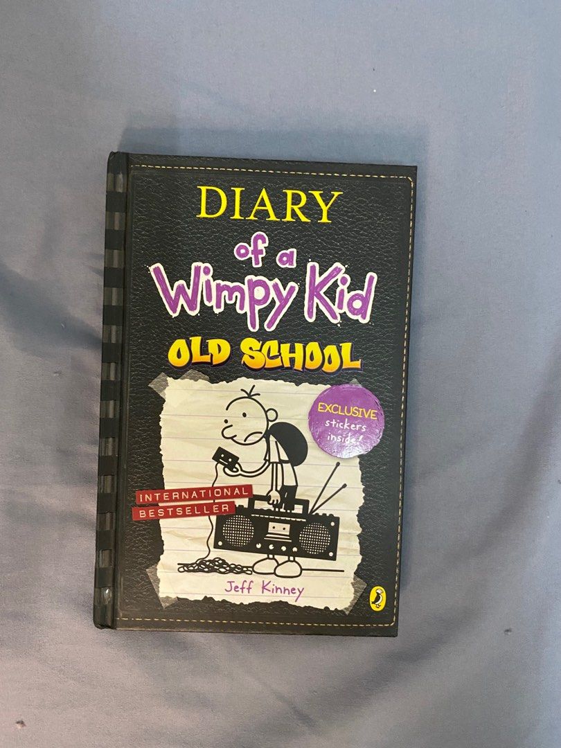 Diary Of A Wimpy Kid Old School Hard Cover, Hobbies & Toys, Books ...